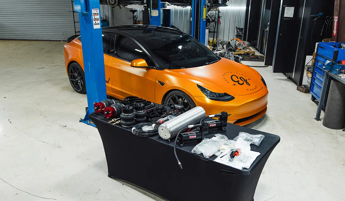 Dropping the Tesla: Air Suspension Install on a 2020 Model 3 - TESLA Trends