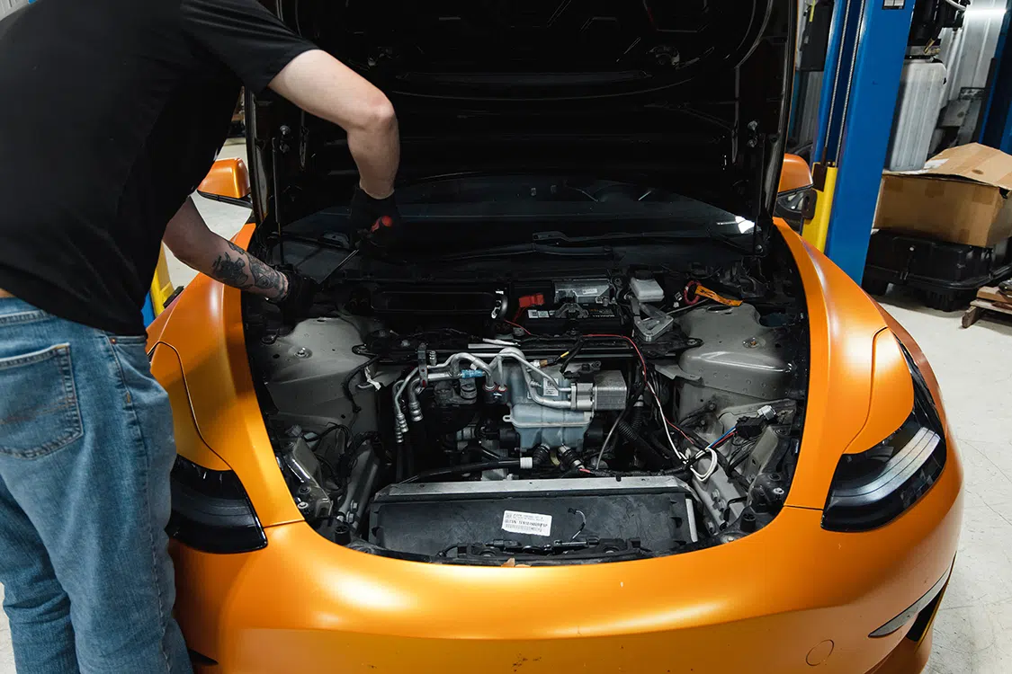 Dropping the Tesla: Air Suspension Install on a 2020 Model 3 - TESLA Trends