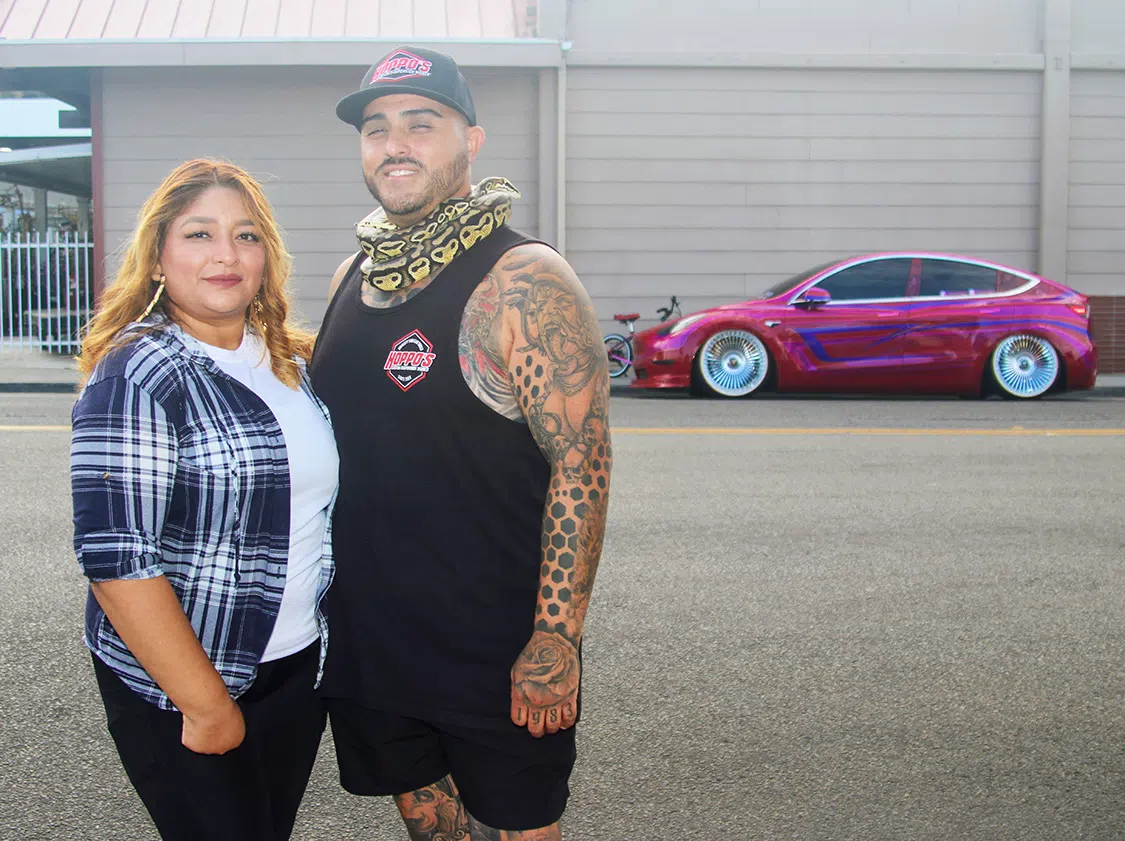 Tesla Meets Lowrider Culture in Bold Fusion - TESLA Trends